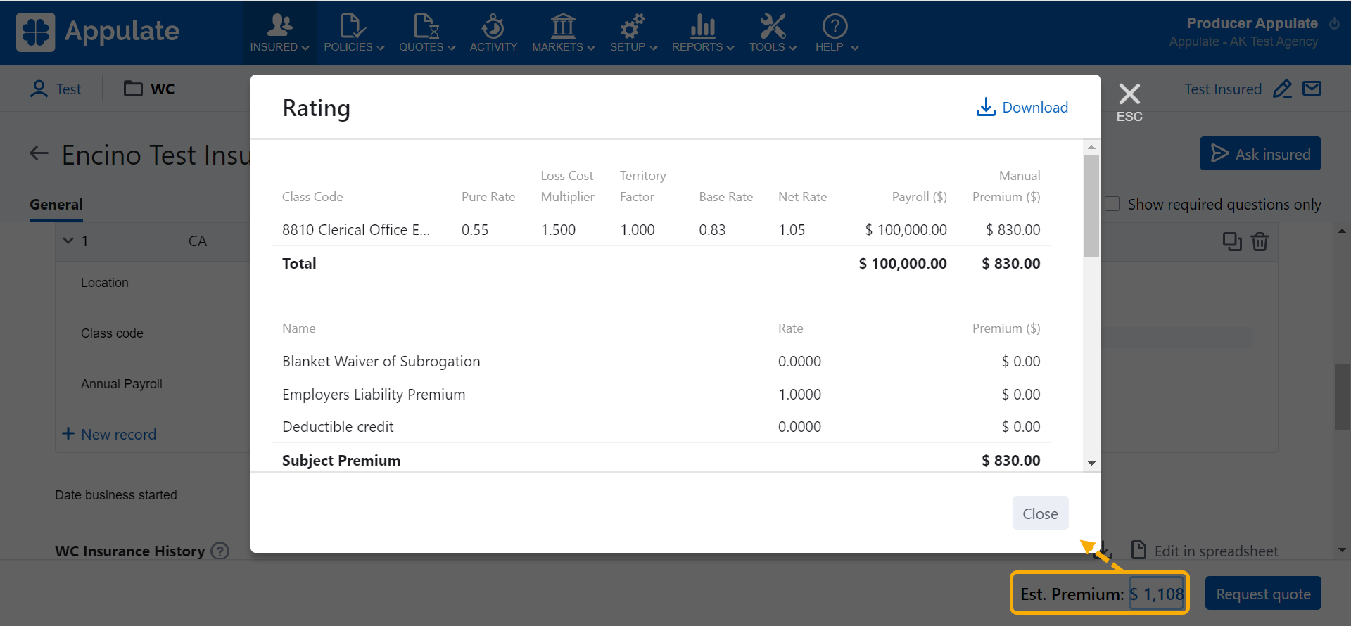 Appulate insurance program development guide